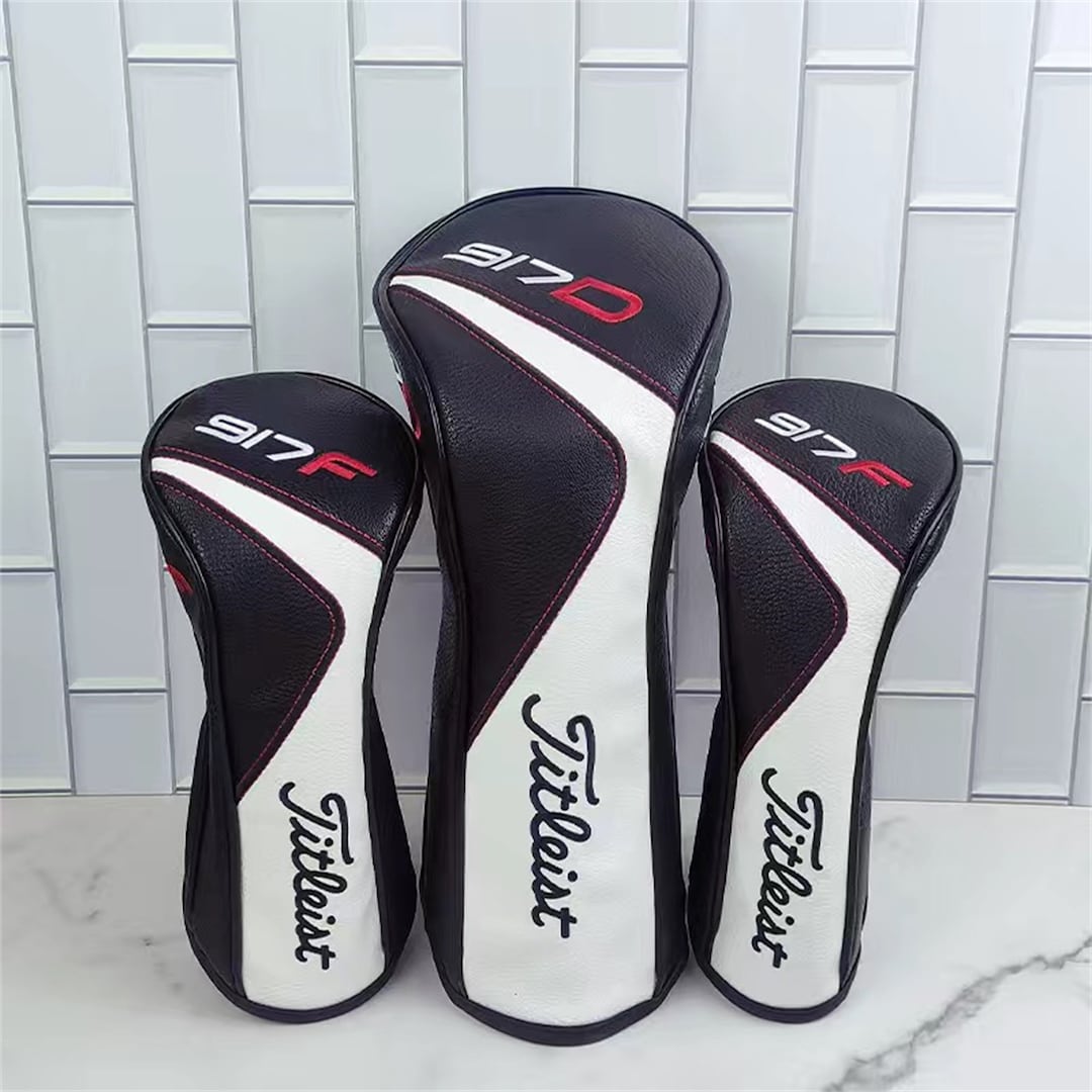 Titleist Golf Headcovers Driver Cover Fairway Wood Hybrid 3pc - Etsy UK
