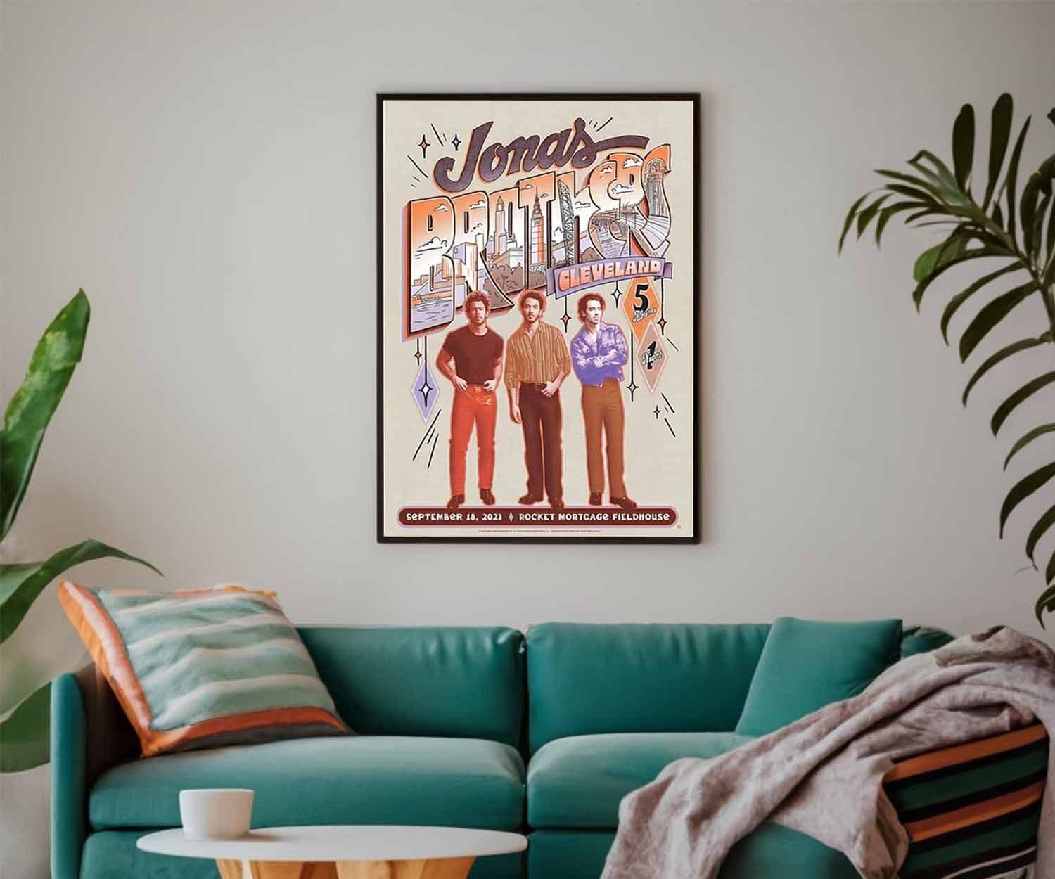 Jonas Brothers 2023 Tour Poster, Jonas Brothers Five Albums sold by ...