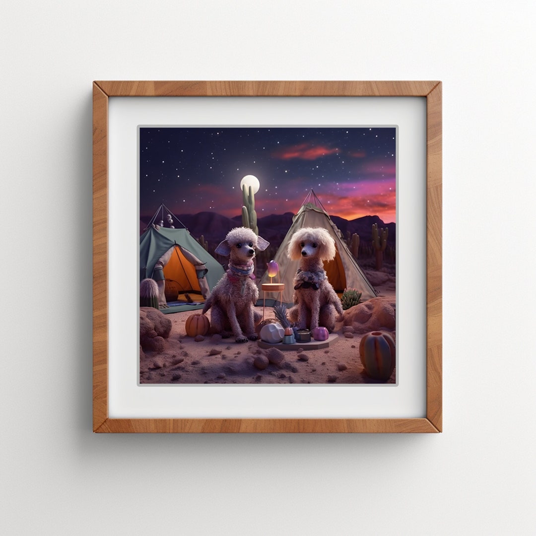 Poodle Wall Art, Poodle Decor, Poodle Art Print, Dog Art, Dog Decor ...