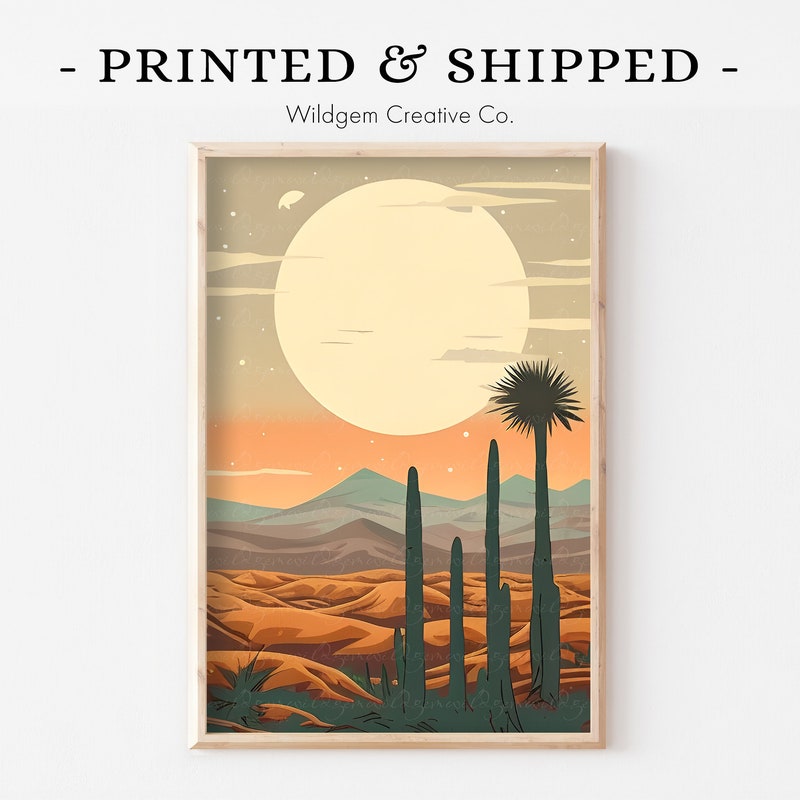 Desert Sunset - Etsy