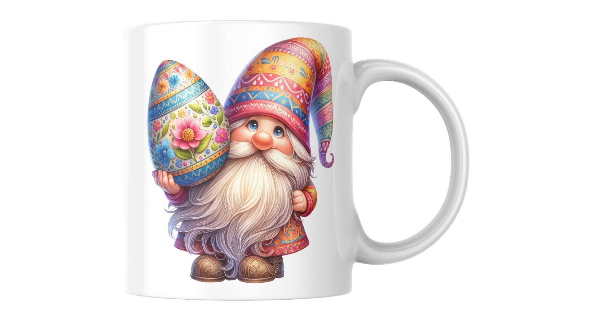 Watercolor Easter Gnome Clipart, 22 PNG Easter Gnome Clipart, Easter ...