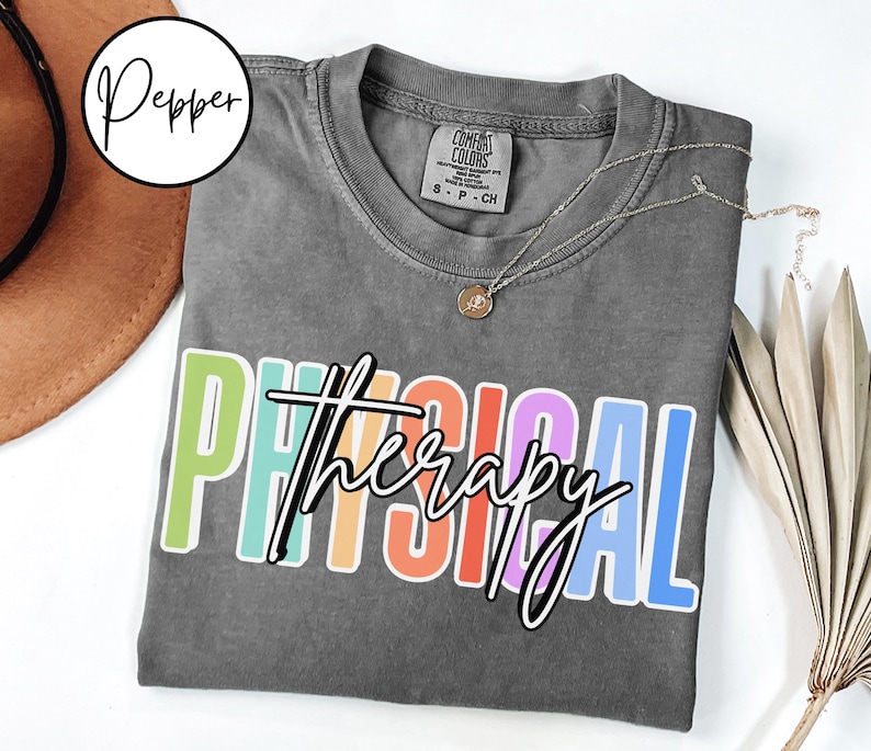 Comfort Colors Physical Therapy Shirt, Physical Therapist, Pt Gift, Pt ...
