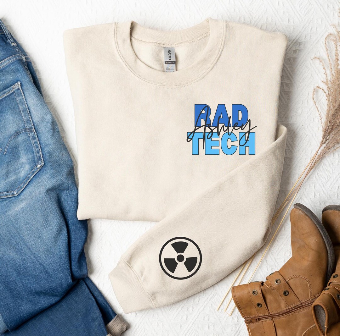 Personalized RAD Tech Sweatshirt, Custom RAD Tech Shirt, RAD Tech Gift ...