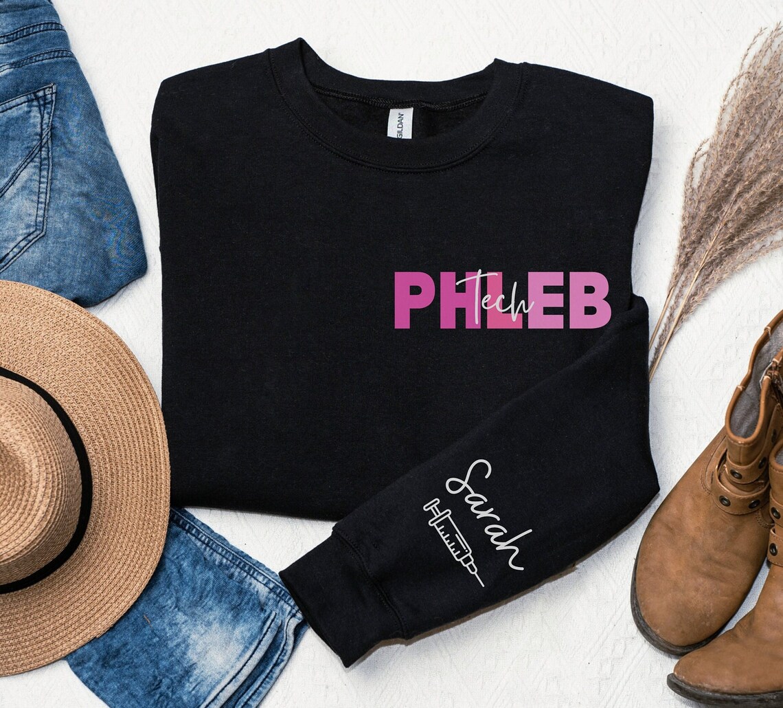 Personalized Name Phleb Tech Sweatshirt Custom Phleb Tech Shirt ...