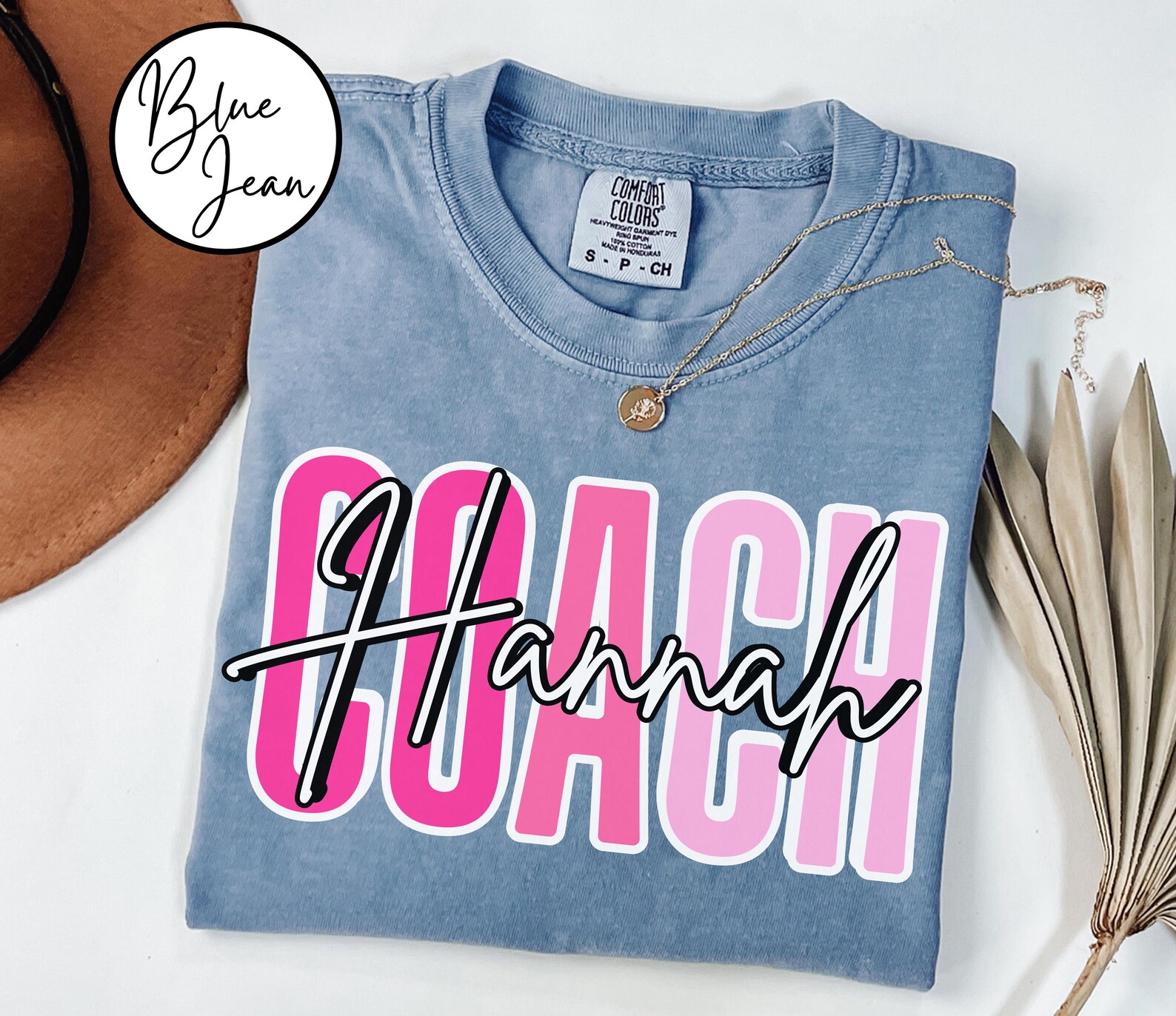 Comfort Colors® Personalized Coach Shirt, Custom Coach Gift, Cheer ...