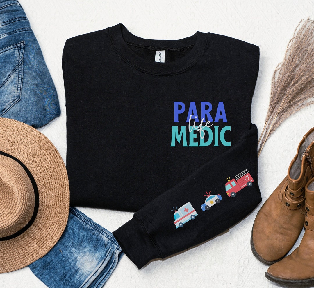 Personalized Name Paramedic Sweatshirt Custom Paramedic Hoodie ...