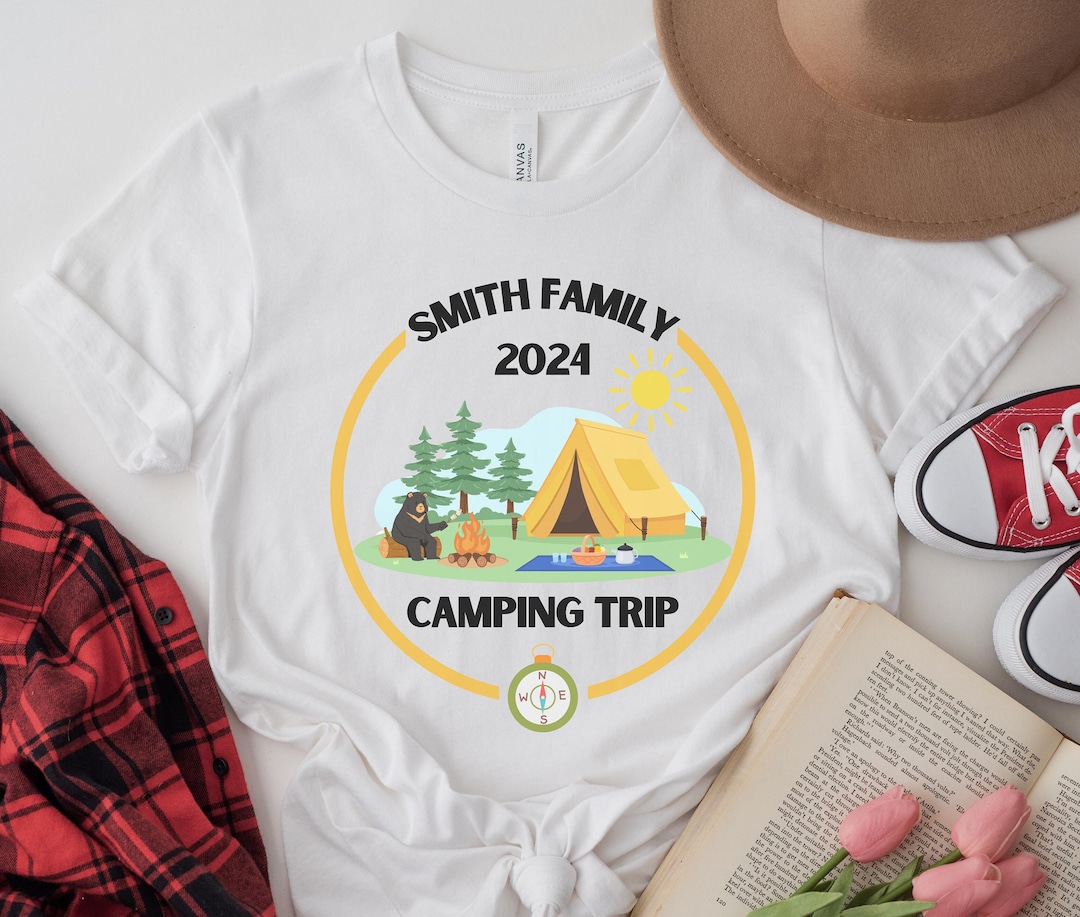 Custom Camp Shirt Camp Gifts Custom Camp T-shirt Custom Family Camping ...