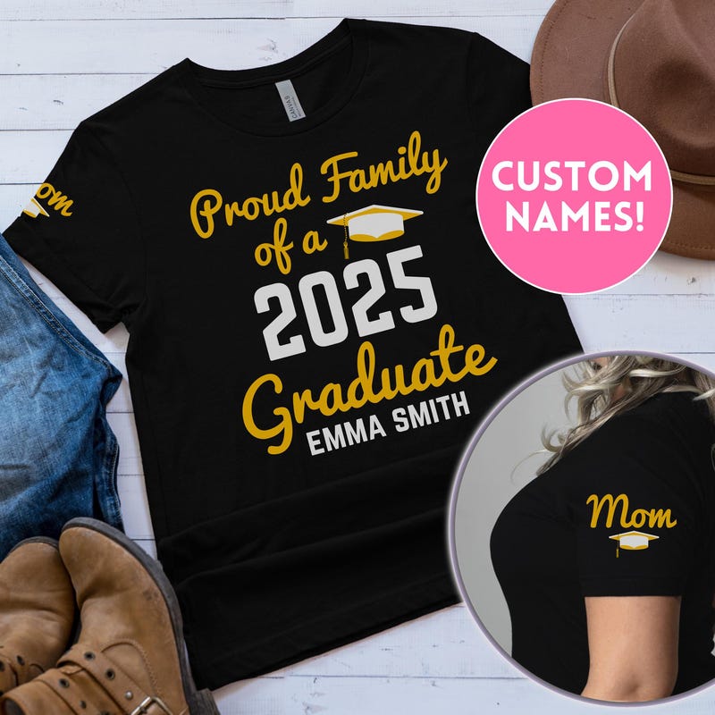Personalized Custom Graduation Shirts - Etsy
