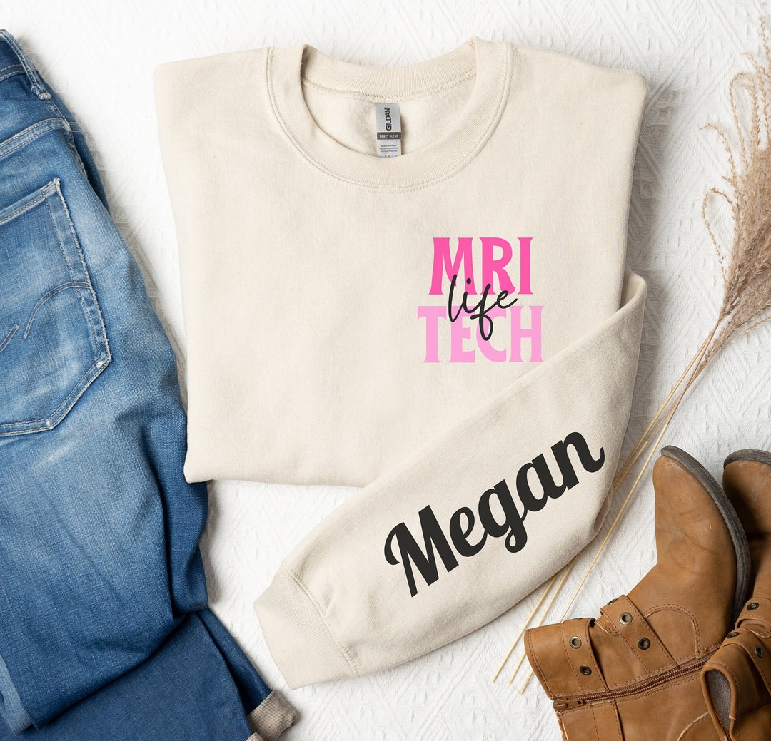 Personalized MRI Tech Sweatshirt Custom MRI Tech Sweatshirt MRI Tech ...