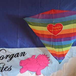Personalised Diamond Kite From Morgan Kites . Handcrafted in GB - Etsy
