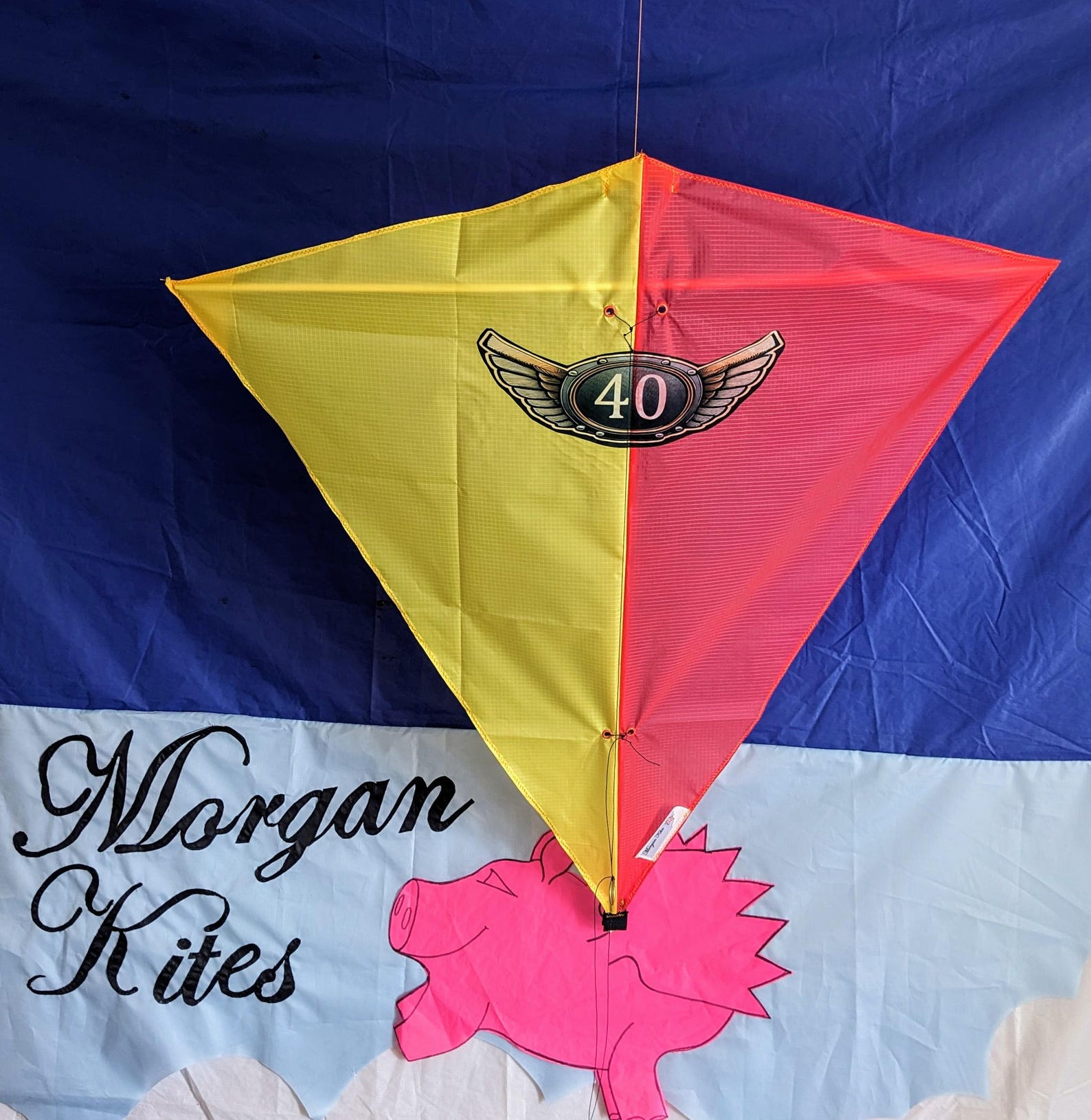 Personalised Diamond Kite From Morgan Kites . Handcrafted in GB - Etsy