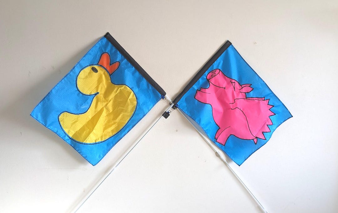 Bike Visibility Flags From Morgan Kites. Give Your Bike Some Bling ...