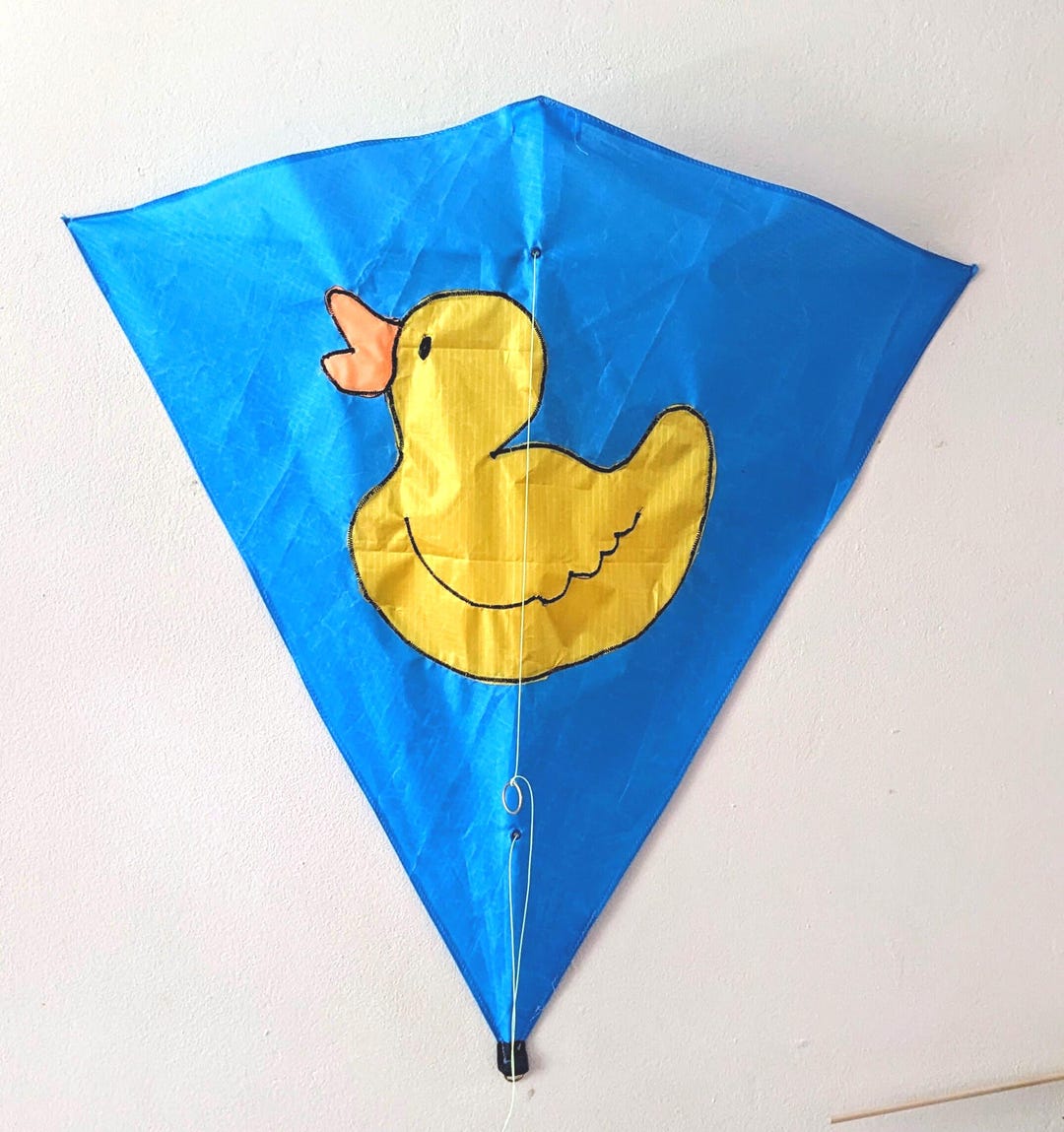 Handmade 'rubber Ducky' Kite: Easy to Fly, Ripstop Fabric - Etsy