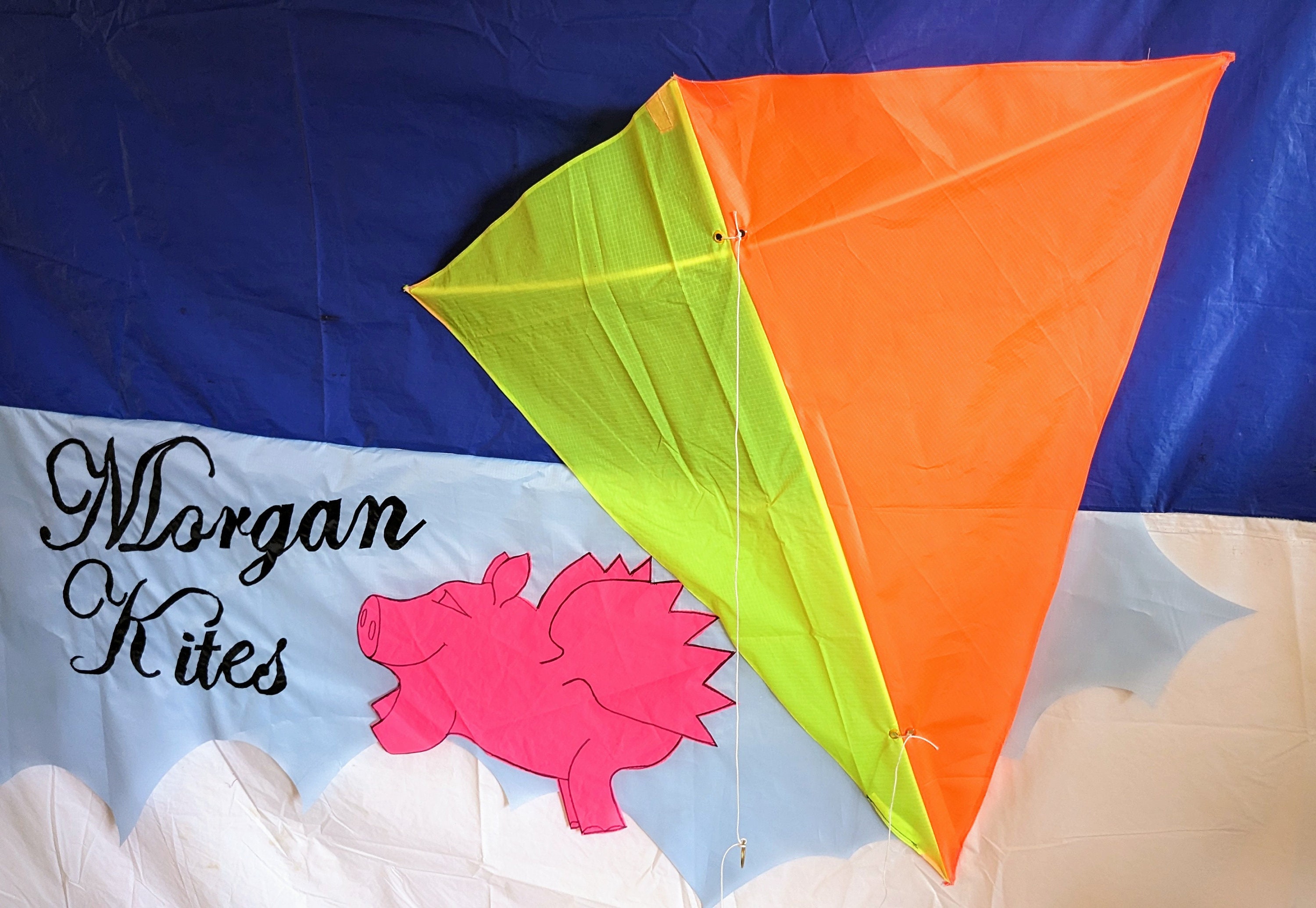 Personalised Diamond Kite From Morgan Kites . Handcrafted in GB - Etsy