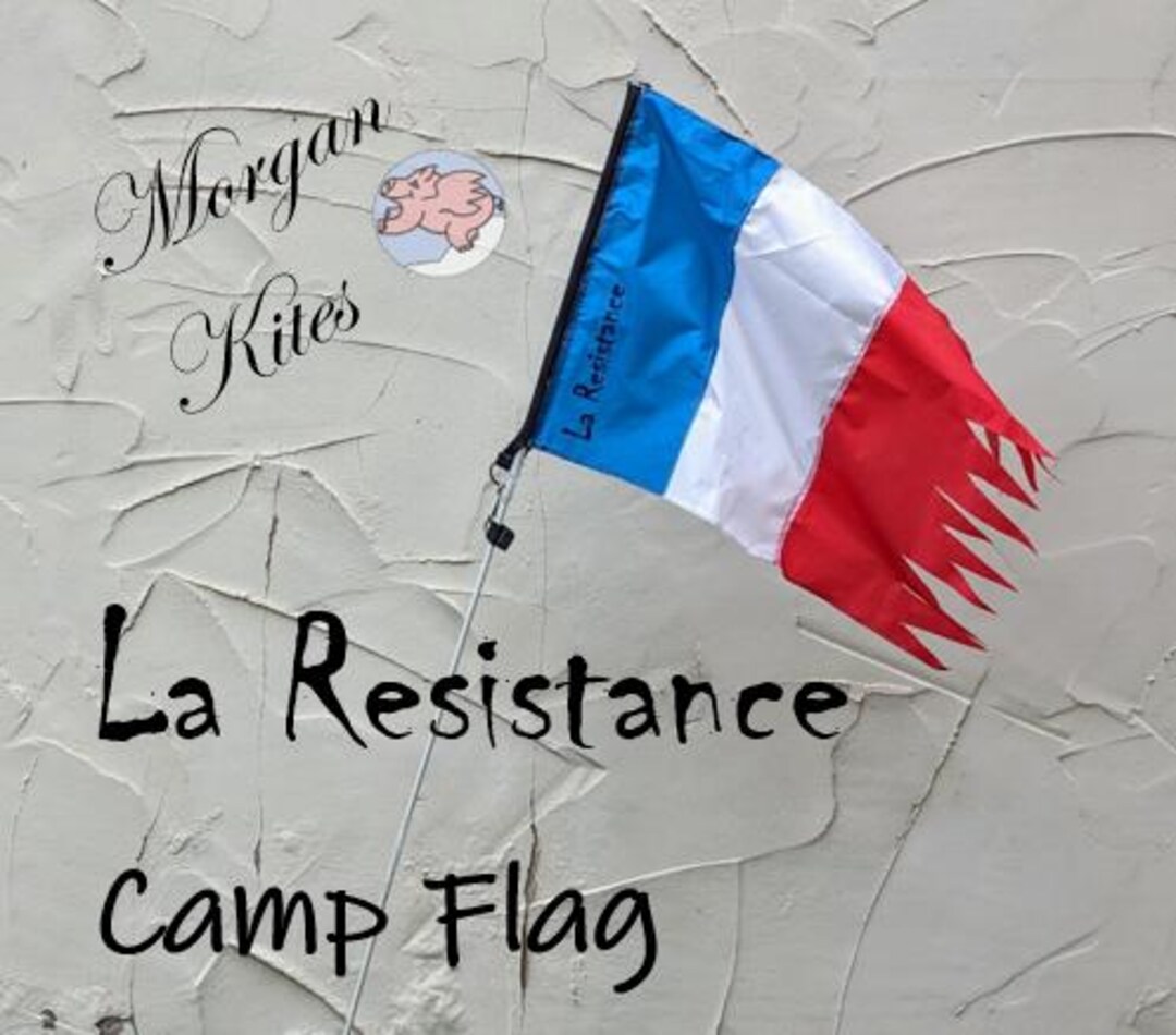Flags for Garden/camping/festival From Morgan Kites. 'la Resistance ...