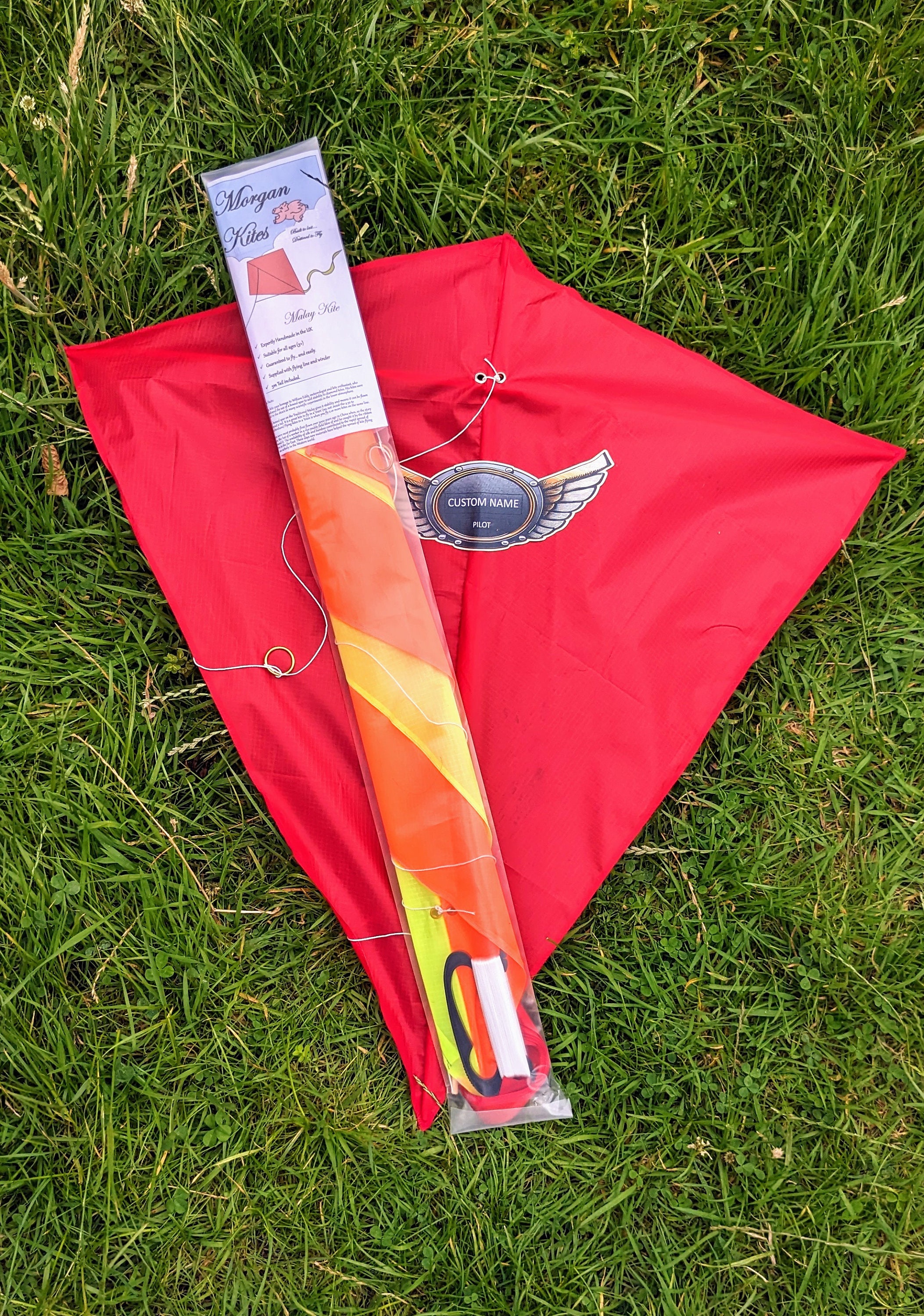 Personalised Diamond Kite From Morgan Kites . Handcrafted in GB - Etsy