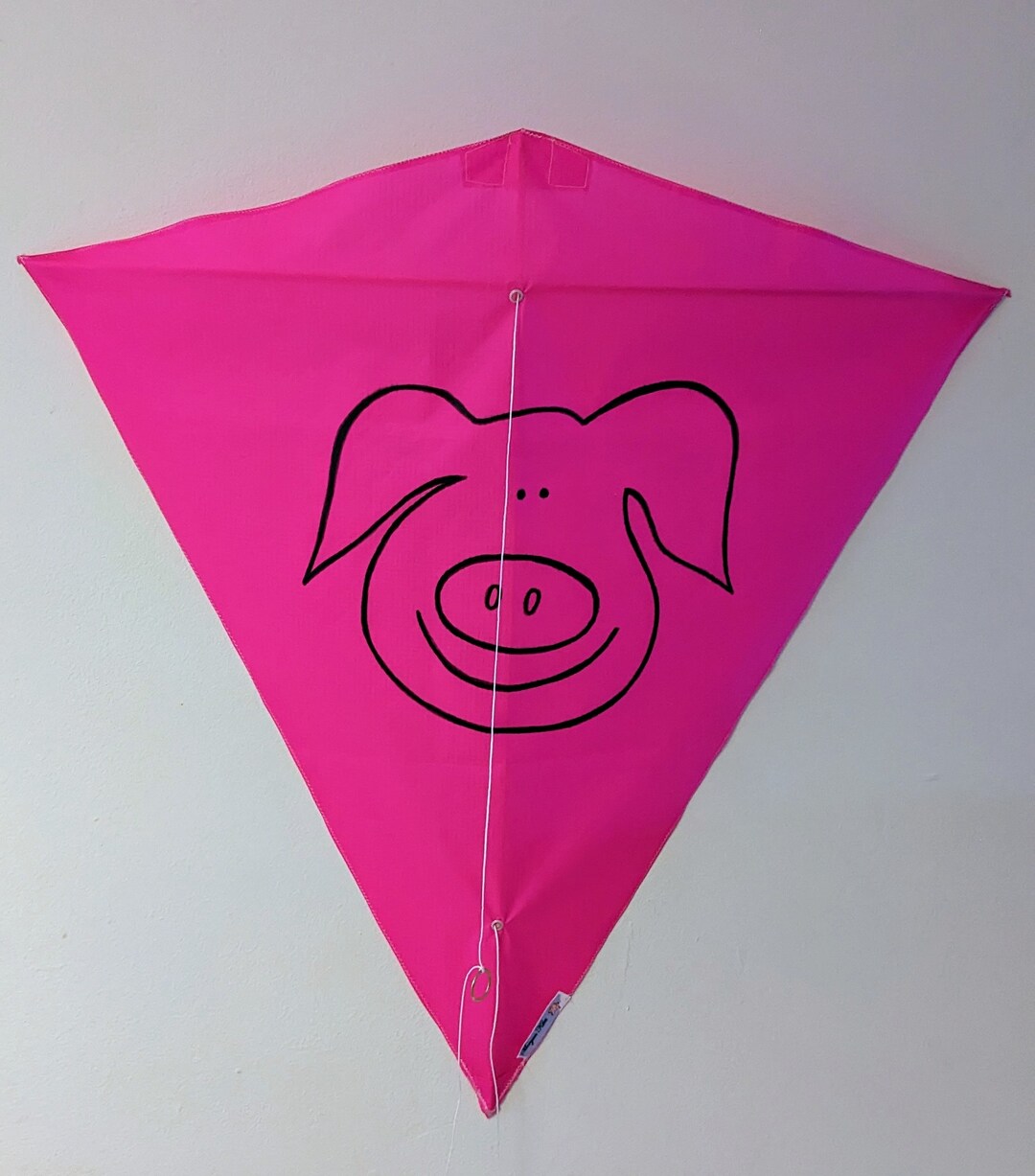 Pinky Pig Kite - Quality Handmade Traditional Diamond Kite. If You Like ...