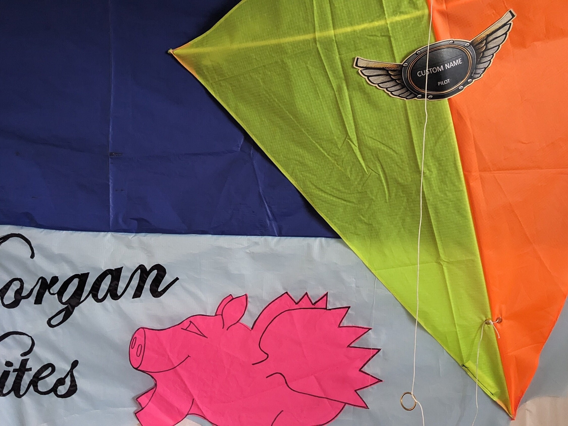Personalised Diamond Kite From Morgan Kites . Handcrafted in GB - Etsy