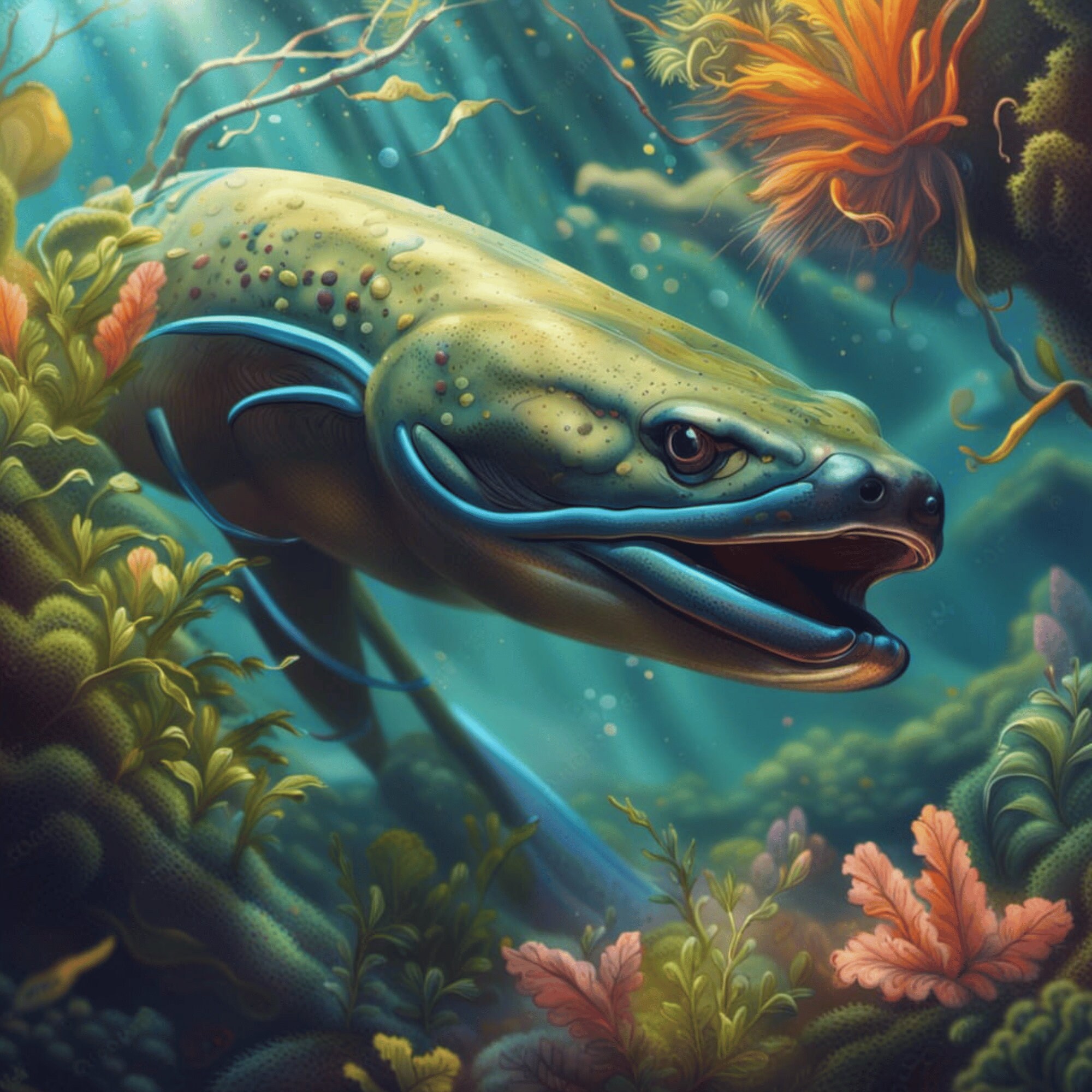 Eel Painting