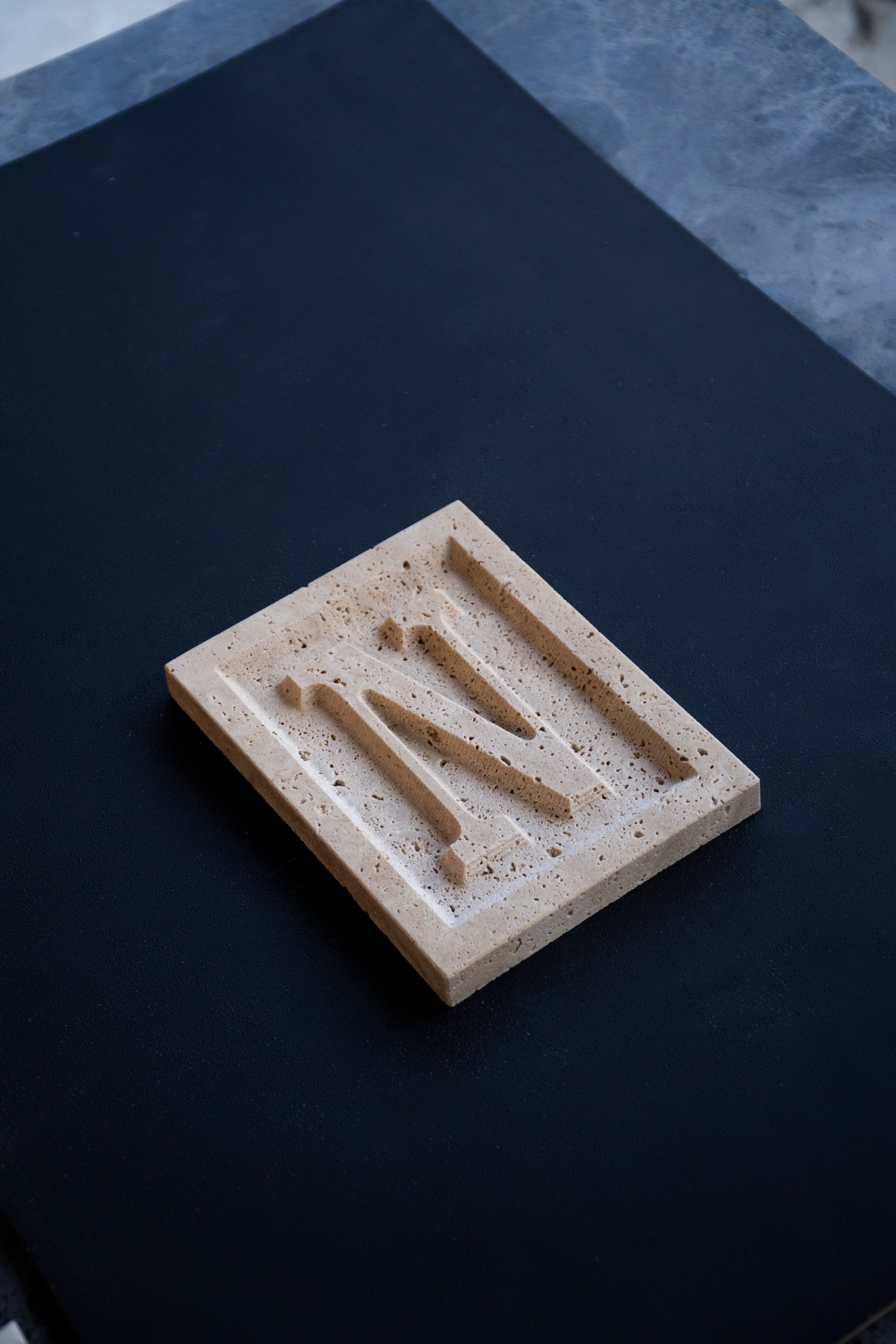 Personalized Marble Wall Hanging, Marble Letter Wall Sculpture ...
