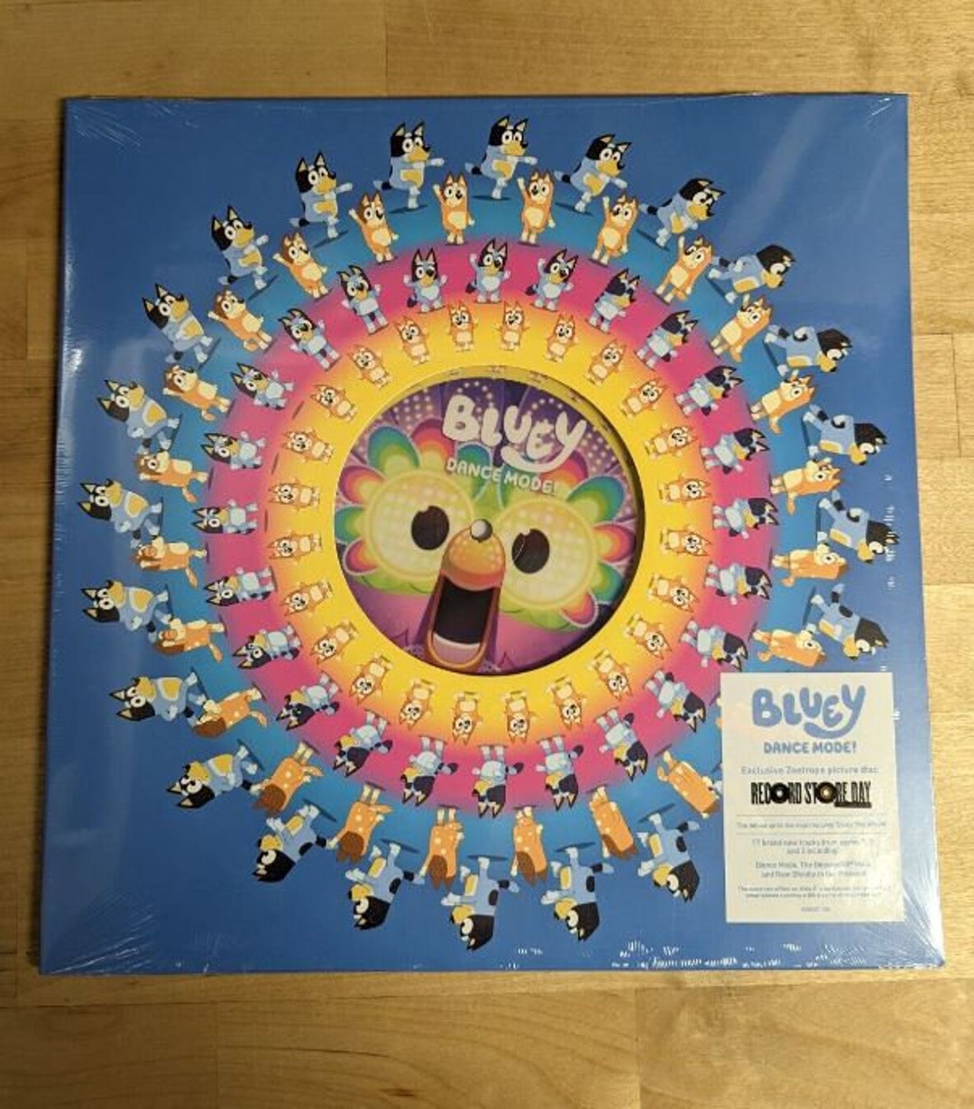 Bluey Dance Mode Picture Disc Zoetrope 2023 Vinyl Record - Etsy