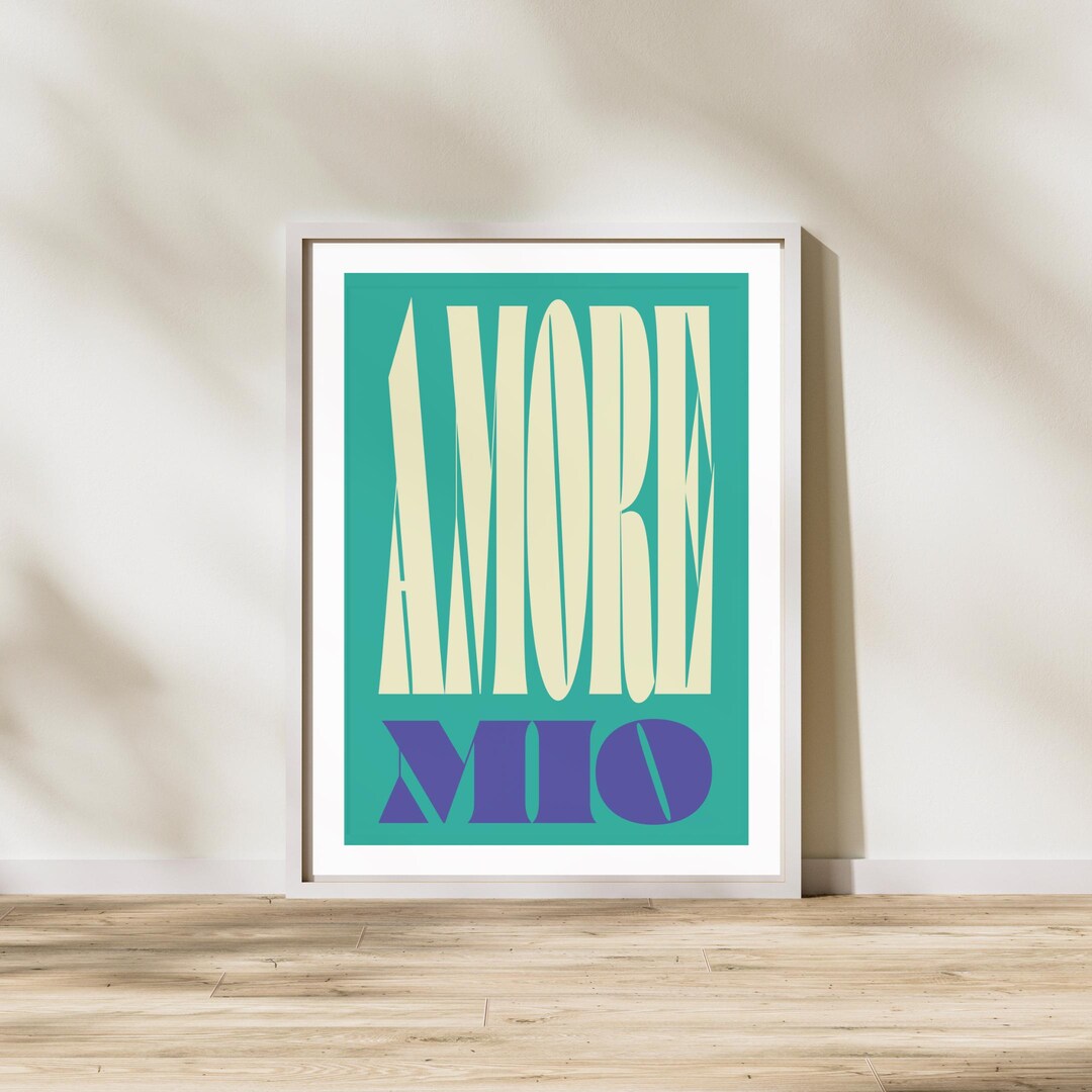 Typography Art Print | Typo Illustration | Art Poster | Wall Art ...