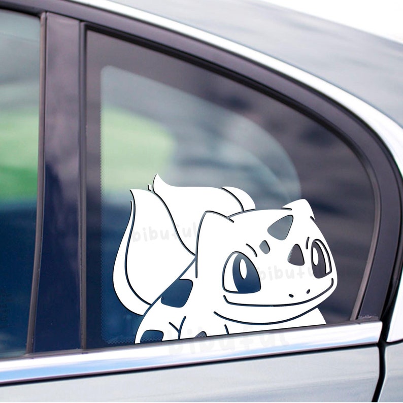 Water Turtle Anime Peeker Decal - Etsy