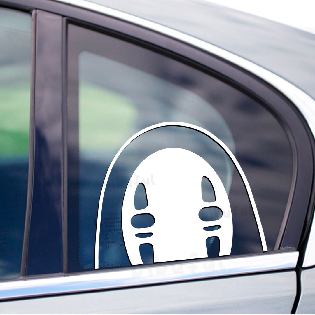 Faceless Ghost Peeker Decal - Etsy