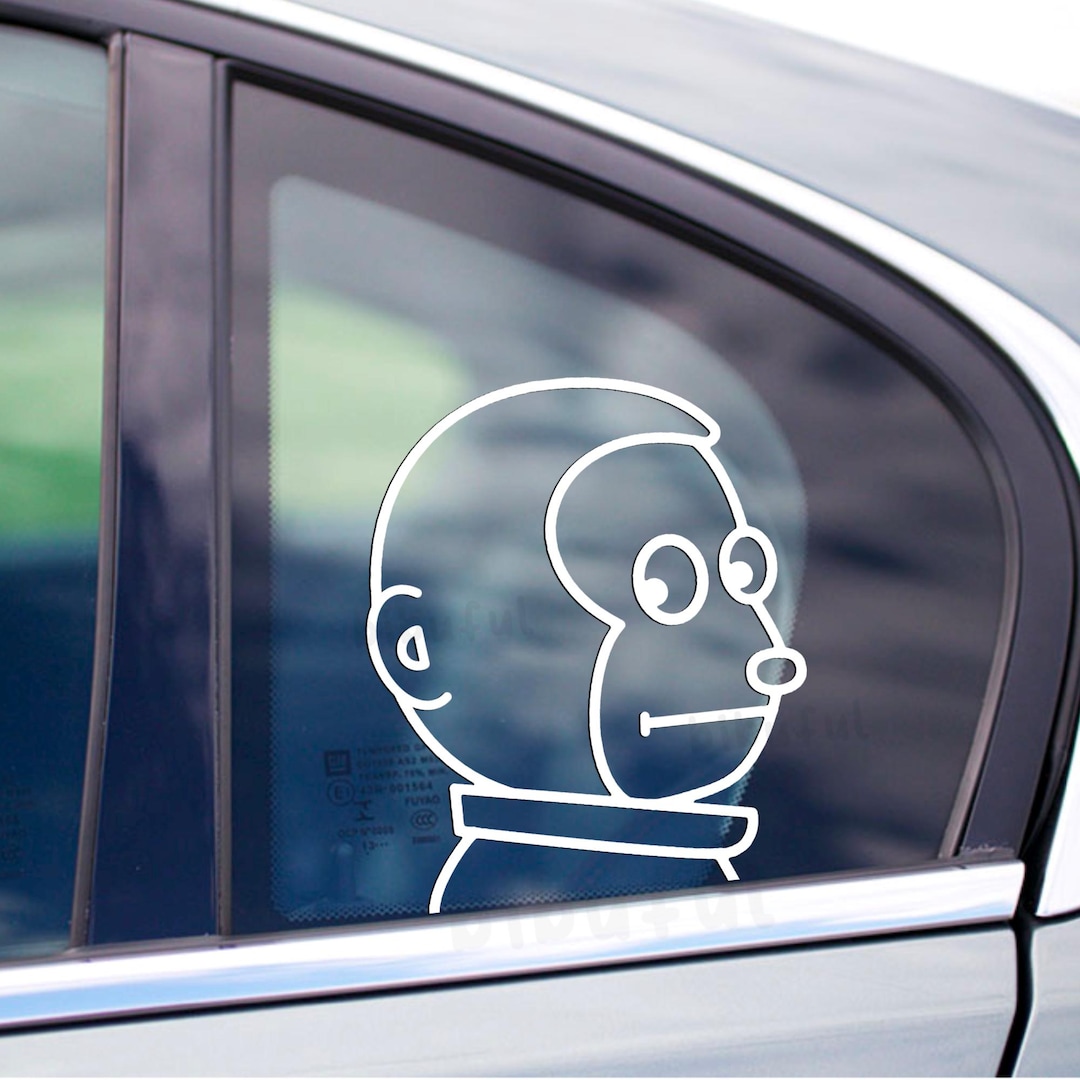 Bombastic Side Eye Monkey Peeker Decal - Etsy