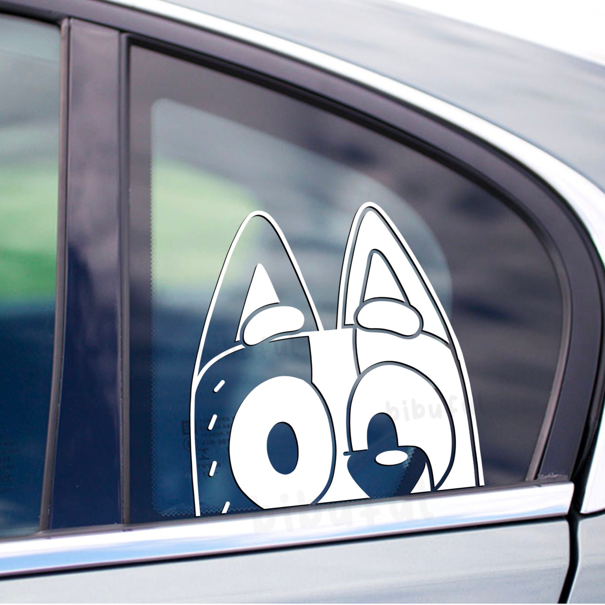 Chill Dog Peeker Decal - Etsy