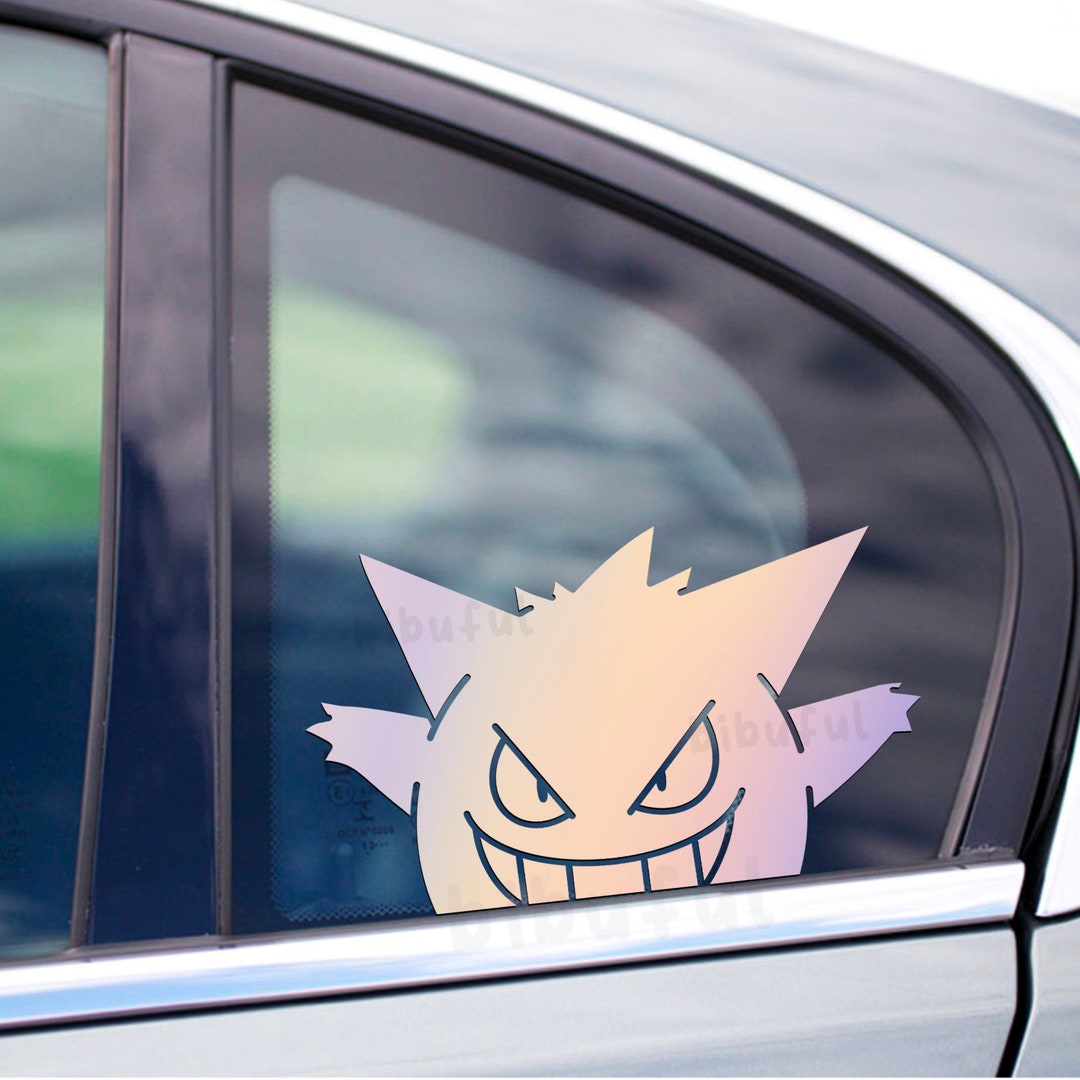 Gengar Peeker Anime Decal - Etsy