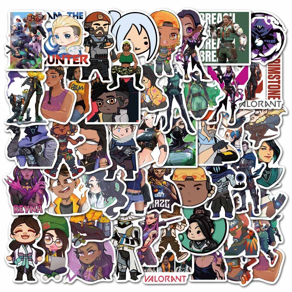 The Valorant Collection Stickers for Gamers on the Go - Etsy