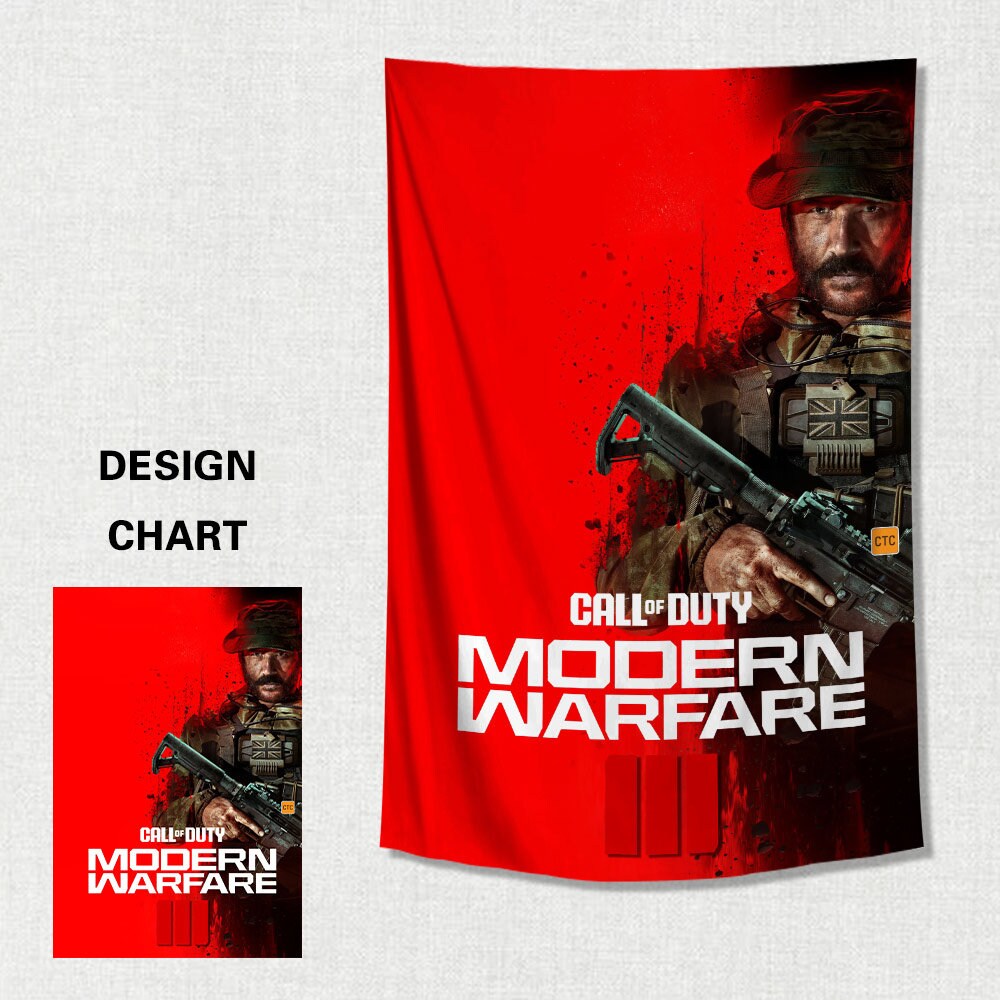 Call of Duty: Modern Warfare 3 Game Poster Tapestry Decorative - Etsy