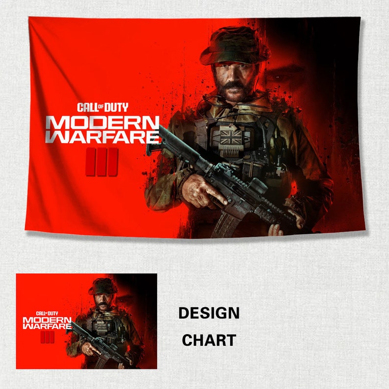Call of Duty: Modern Warfare 3 Game Poster Tapestry Decorative - Etsy