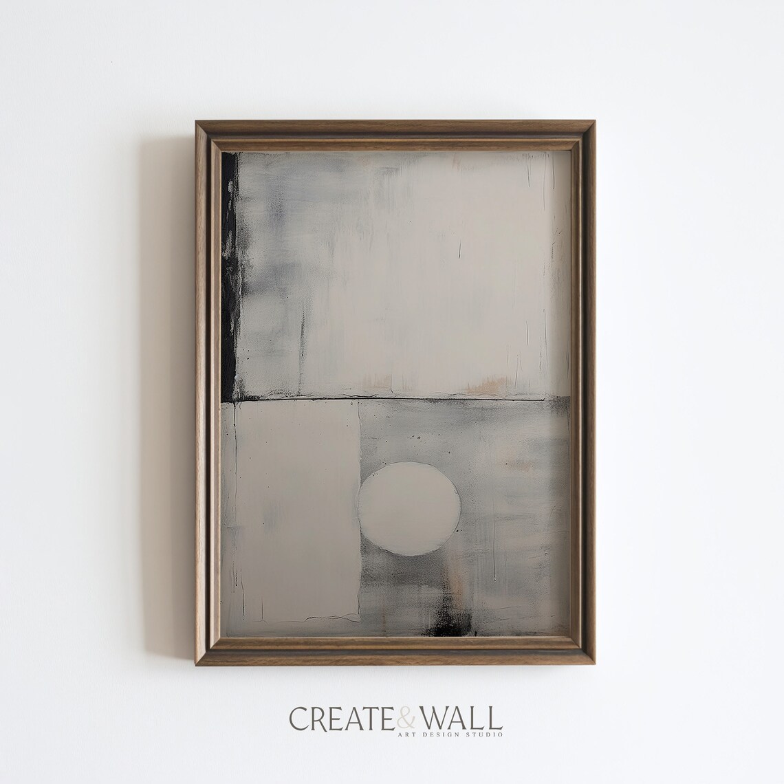 Boho Decor Beige Wall Art Poster Watercolor Strokes Tan Wall Art Best ...