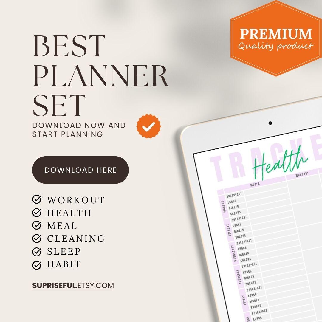 Ultimate Planner Bundle 2025 | Editable PDF & PPTX | Minimalist Planner ...