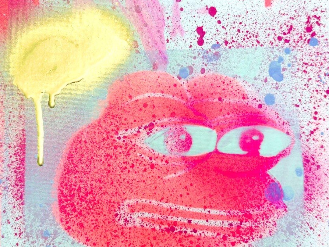 Spray Paint Art Wall Art Meme Pop Art Pepe Graffiti - Banger - Etsy Canada