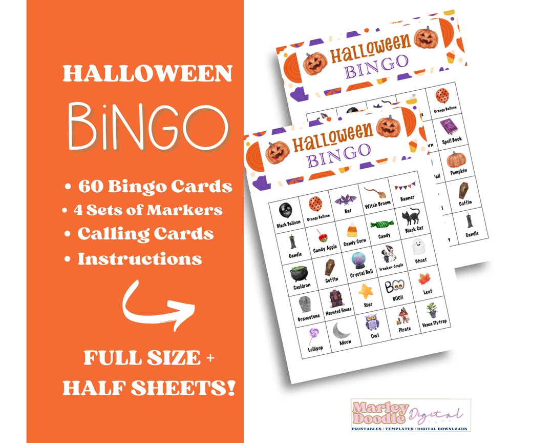 Bingo d'Halloween, Activités d'Halloween amusantes, Bingo imprimable ...