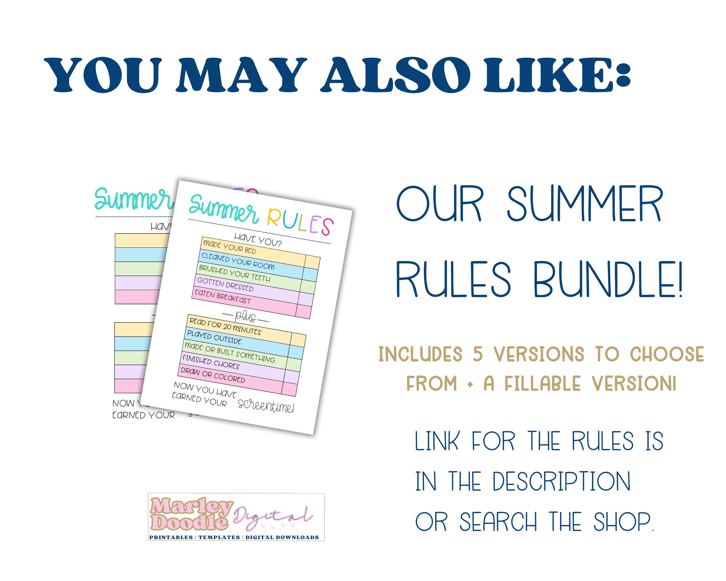 Summer Bucket List Printable and Fillable PDF, Includes 40 Summer ...