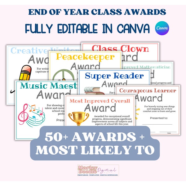 Preschool Superlative Awards - Etsy