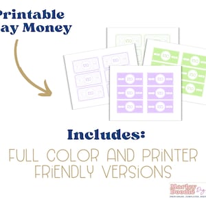 Printable Play Money for Dramatic and Imaginative Play - Etsy
