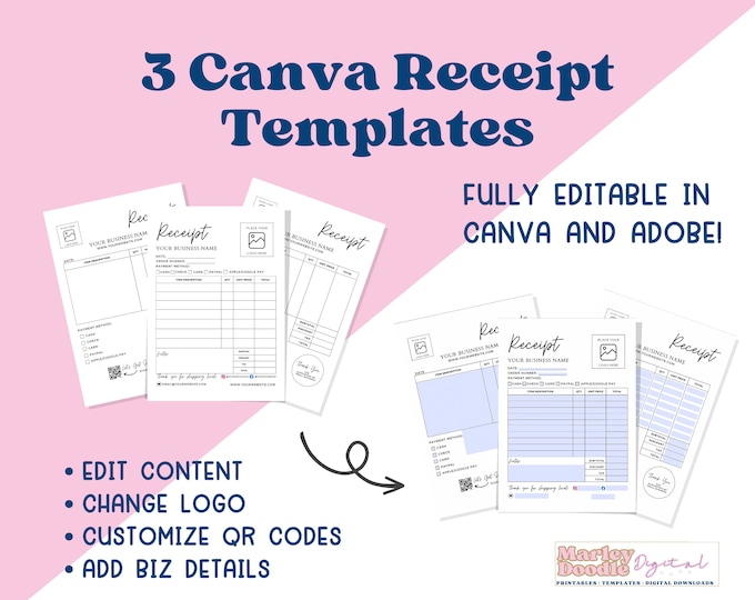 Business Receipt Notepad, Order Form, Small Business Owner, New ...