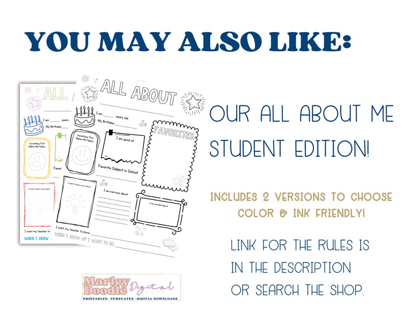 Meet the Teacher Template, Back to School Flyer, Teacher Introduction ...