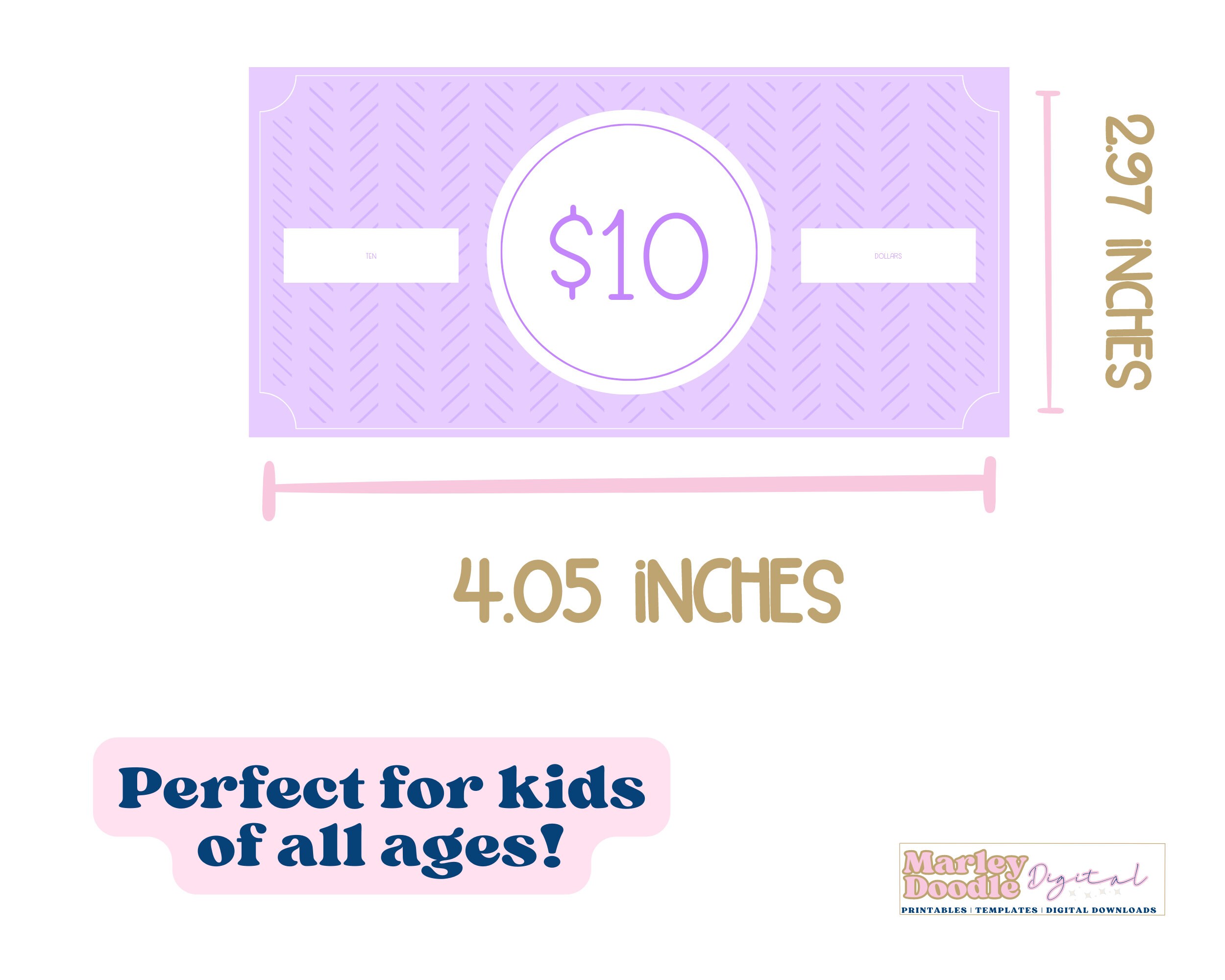 Printable Play Money for Dramatic and Imaginative Play - Etsy