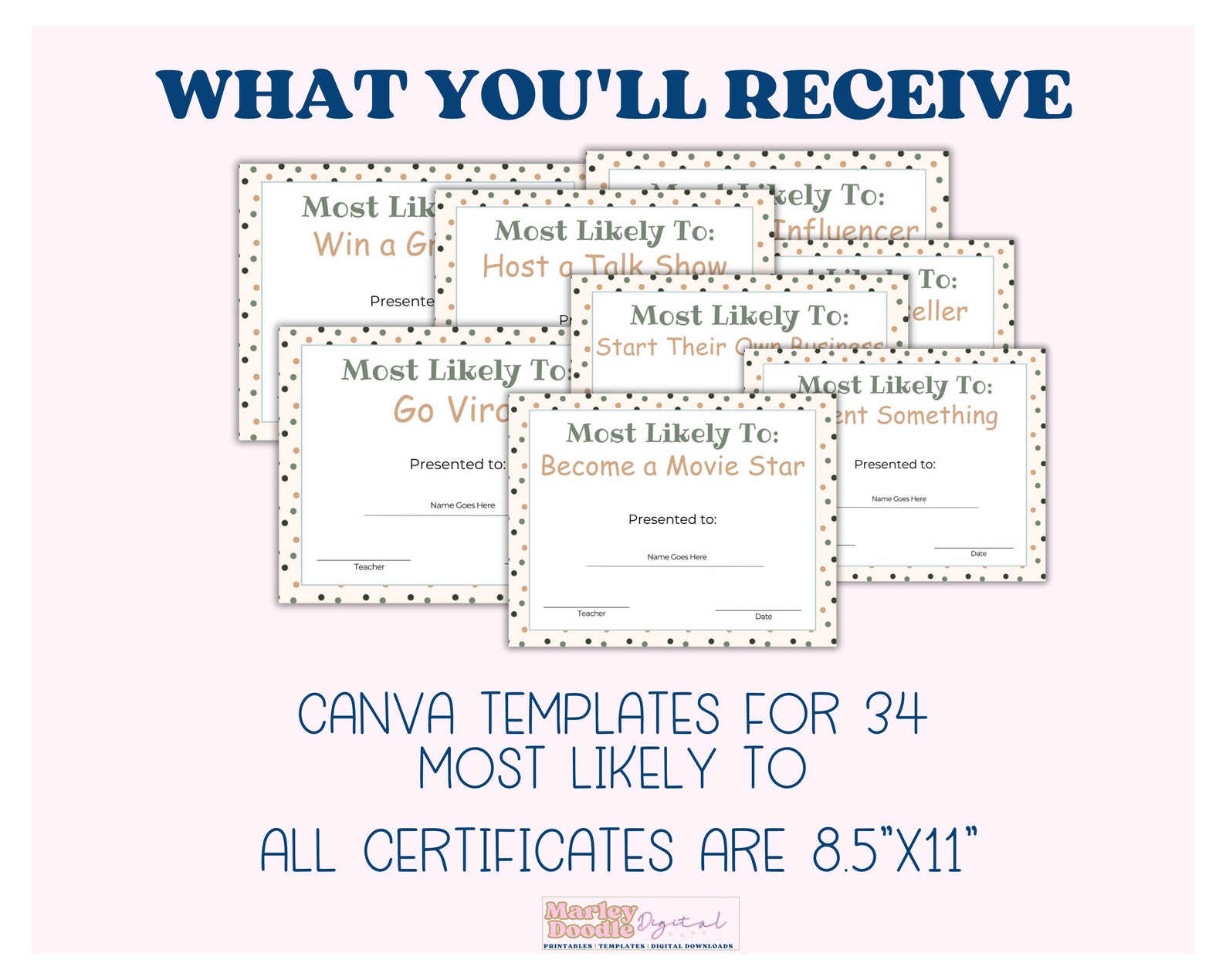 Editable Class Awards: End of Year Superlatives (digital Download) - Etsy