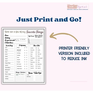 Employee My Favorites List: Wishlist and Appreciation Survey (canva ...