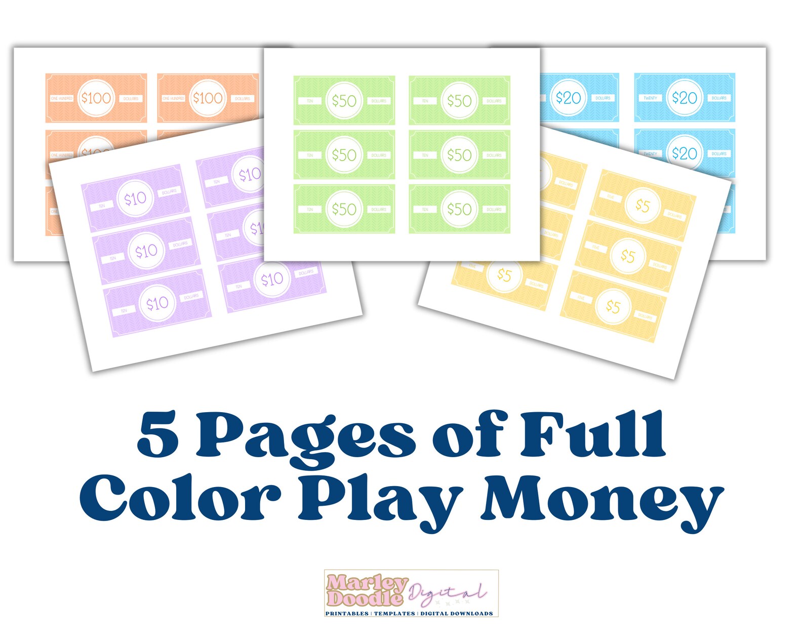 Printable Play Money for Dramatic and Imaginative Play - Etsy