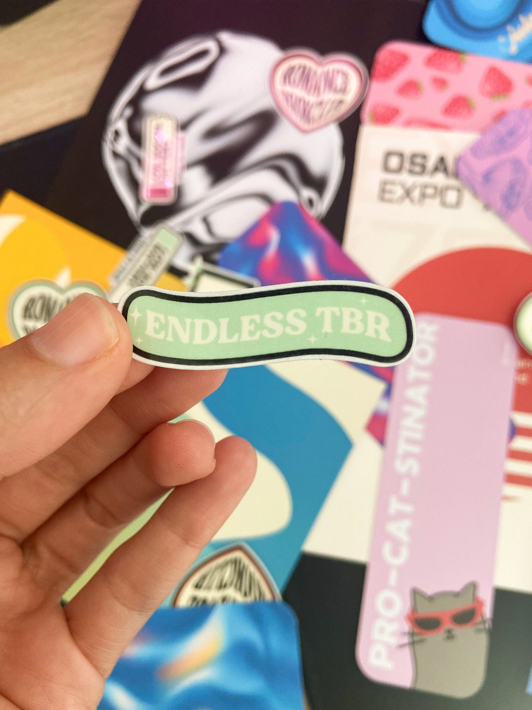 Endless TBR Kindle Stickers Green Bookish Sticker Kindle Kobo Decor ...