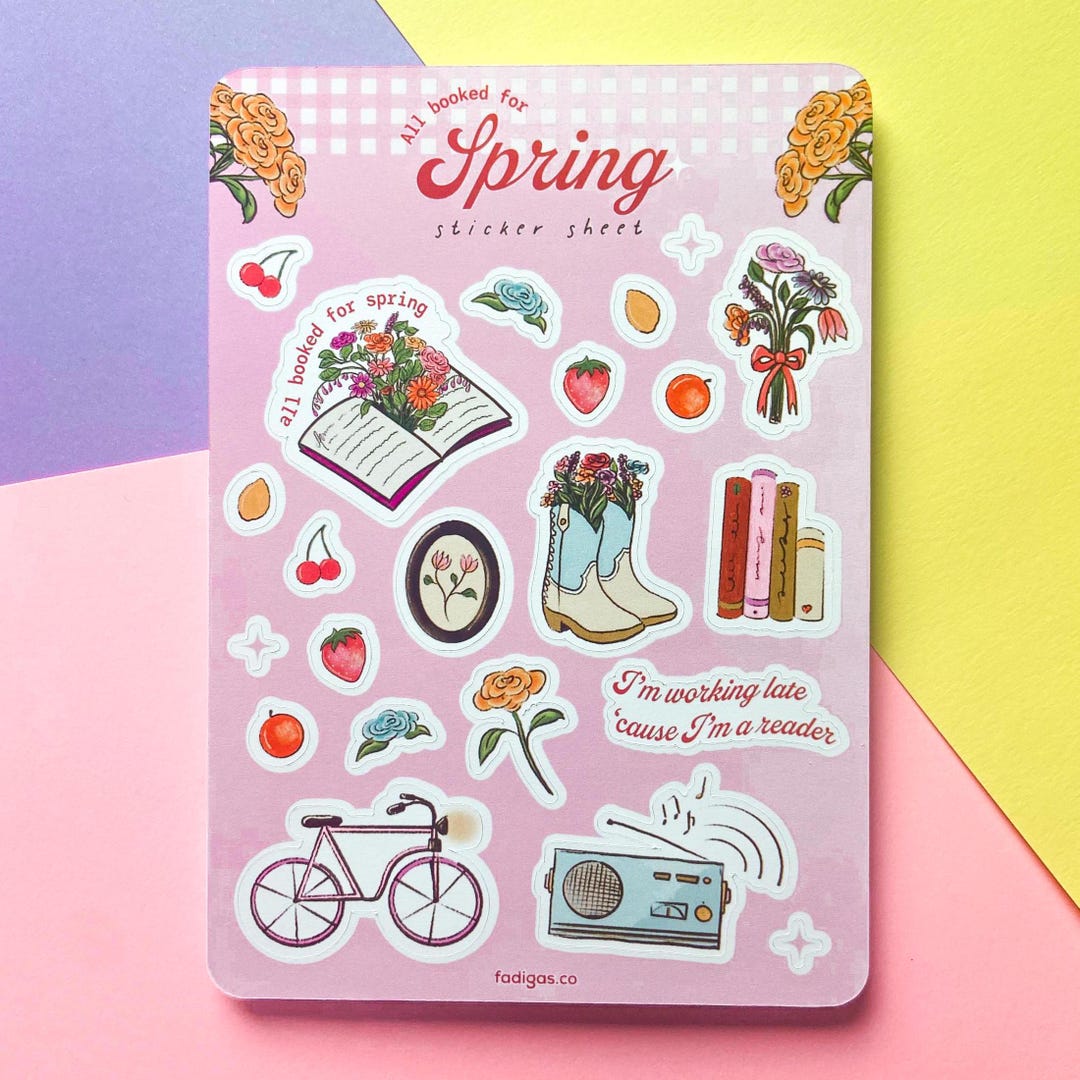 Sticker Sheet Cute Pastel Colors Stickers for Journaling Stickers for ...