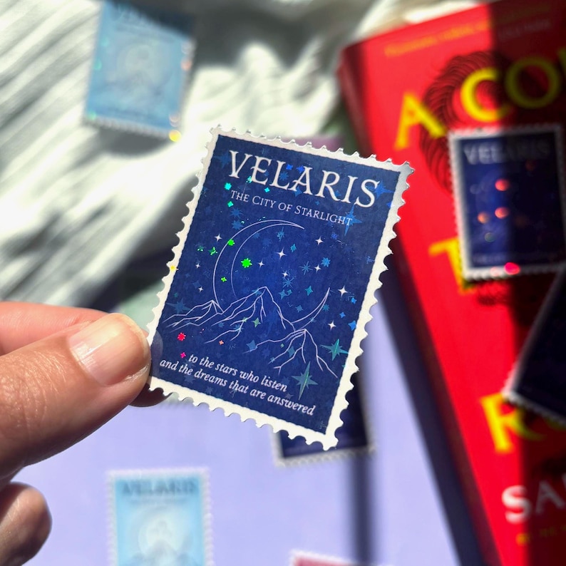 ACOTAR Velaris Sticker City of Starlight Holographic Vinyl Rhysand and ...